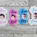 Gender Reveal Stickers/ Custom Gender Reveal Sticker/ Team Boy Team ...