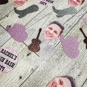 Bachelorette Party Face on a Stick and Confetti/ Custom Big Head/ Nash ...