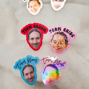 Bachelorette Party Sticker/ Team Bride Team Groom Stickers/ Bachelor ...
