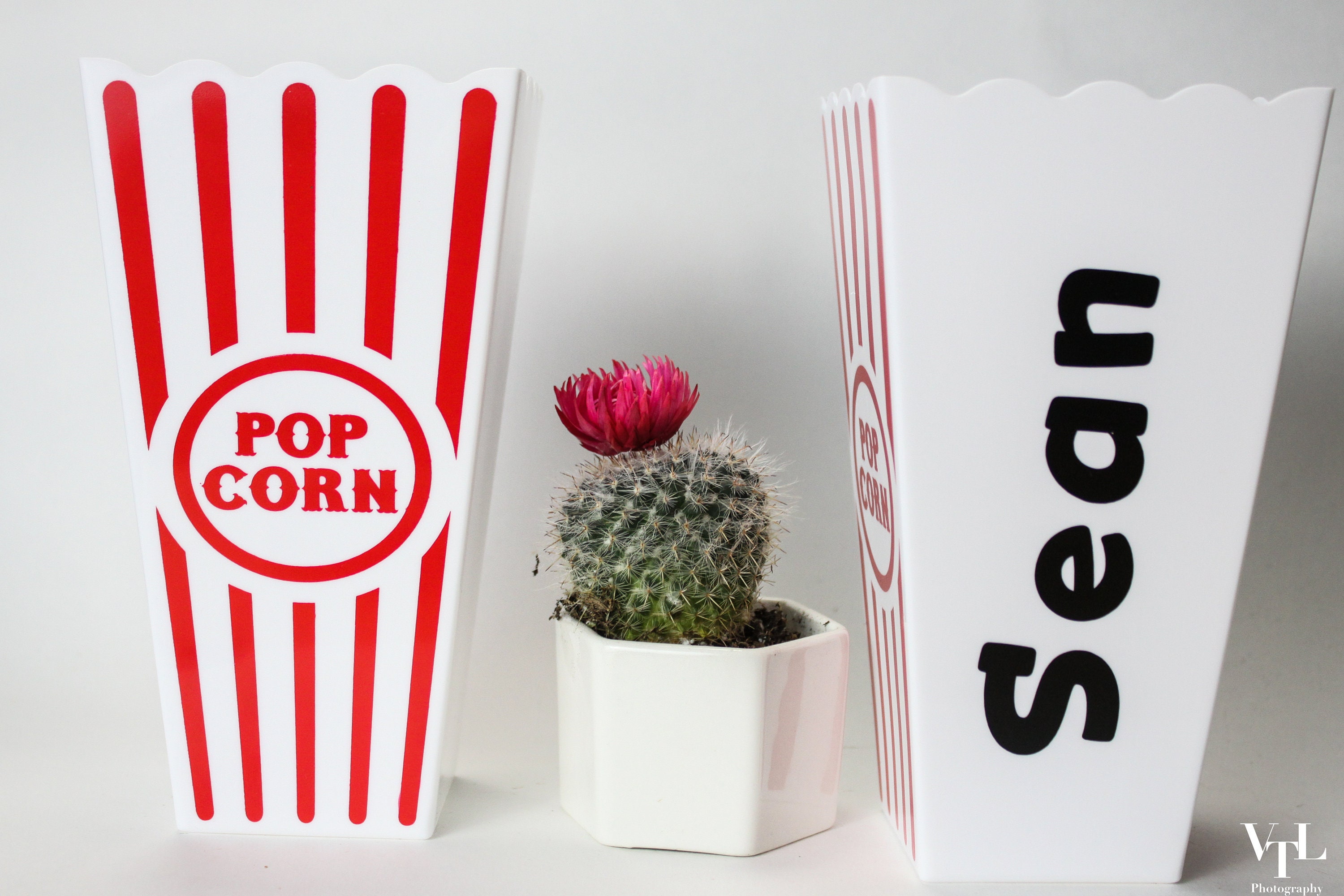 Personalized Popcorn Tub and Containers/ Movie Night Popcorn | Etsy