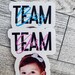 Team Boy and Team Girl Stickers Personalized Baby Sticker/ Gender ...