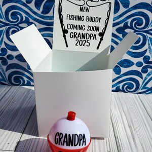 Fishing Bobber Pregnancy Announcement/ Grandpa to Be/ Uncle to Be ...
