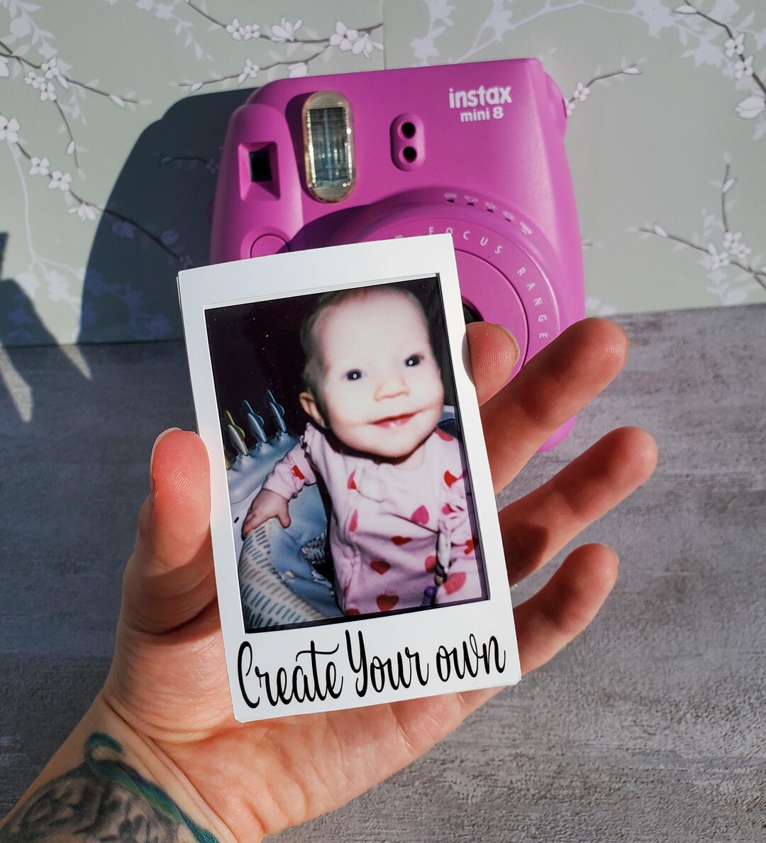 Custom Polaroid Border Stickers - Design Your Own Theme - Etsy