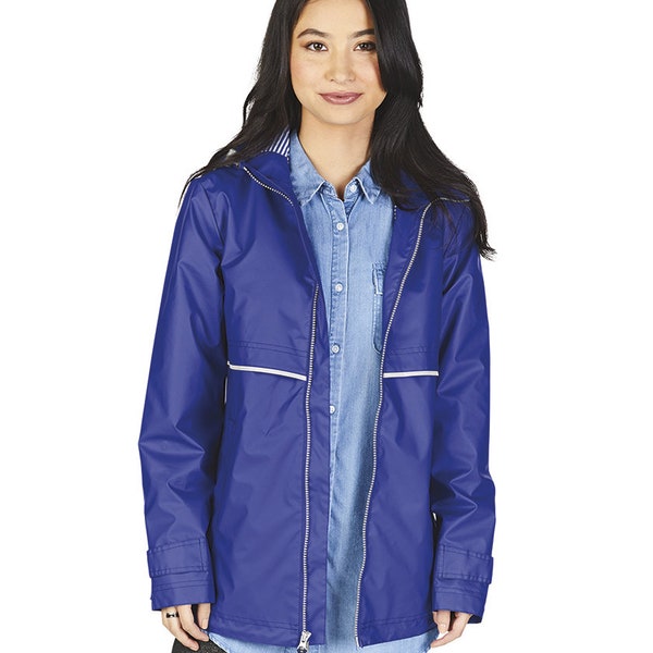 Royal Blue Rain Coat - Etsy