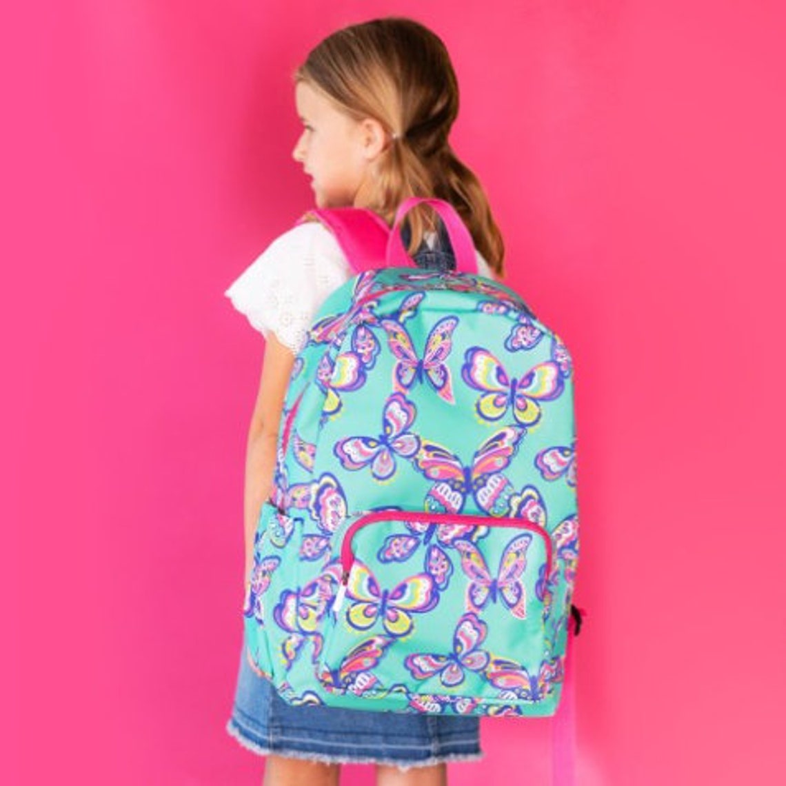 Personalized Girls Backpack and Lunch Box Set, Personalized Full Size ...