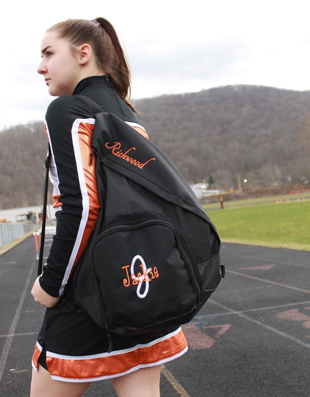 Personalized Large Sling Backpack,monogrammed Cheer Bag,custom Cheer ...