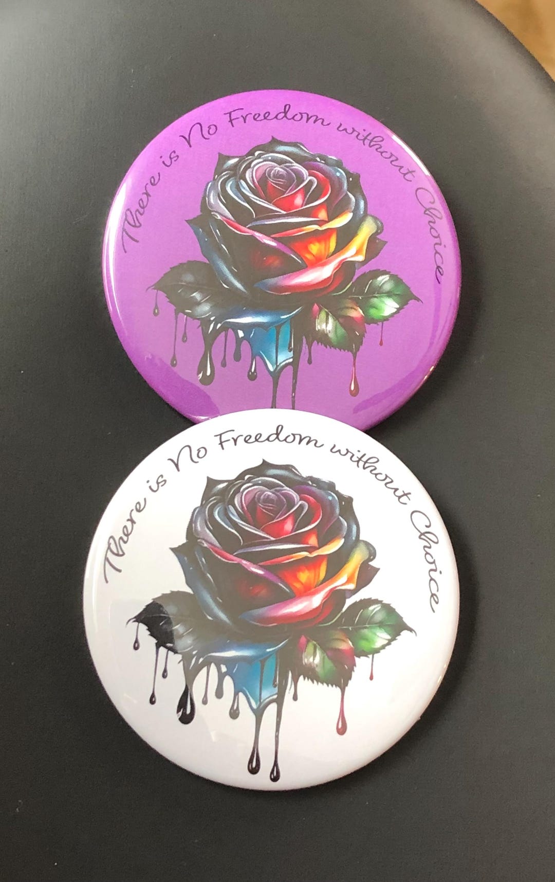 There is No Freedom Without Choice Button. 2.25" Pin-back Button ...