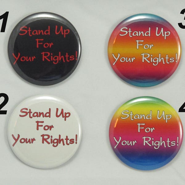 Stand up Buttons - Etsy