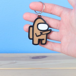 Among Us Keychains - 12+ Colors! 3 Styles! Crewmate/ghost/knife ...