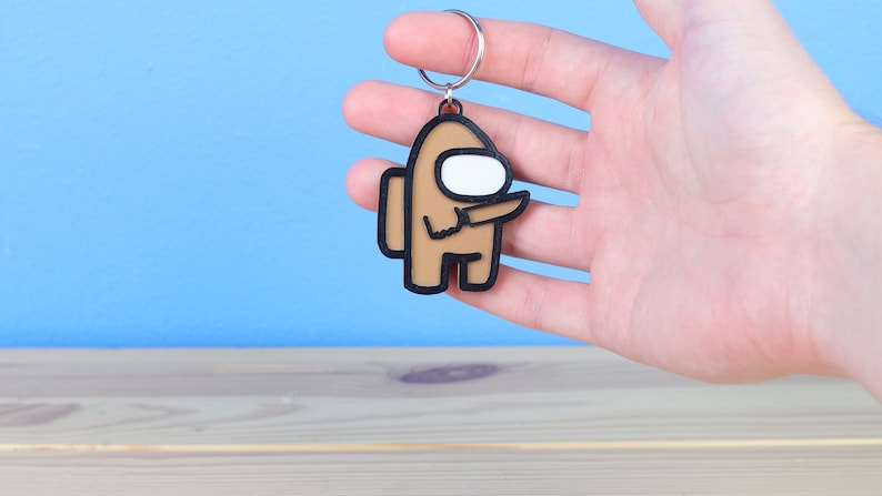 Among Us Keychains - 12+ Colors! 3 Styles! Crewmate/ghost/knife ...