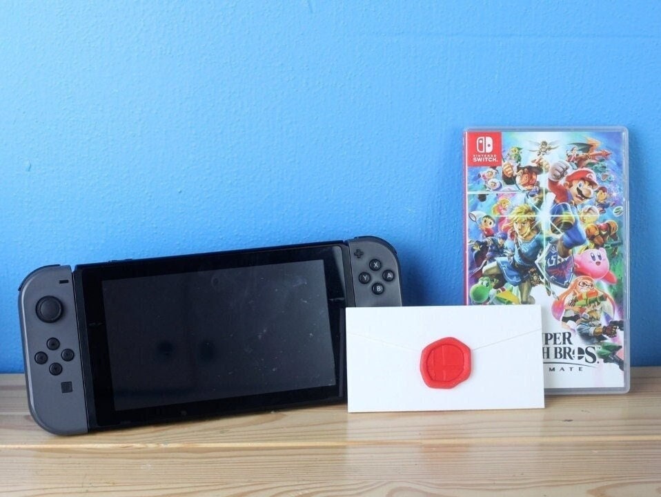 Carta de invitación de Super Smash Bros. Ultimate Ideal para - Etsy México