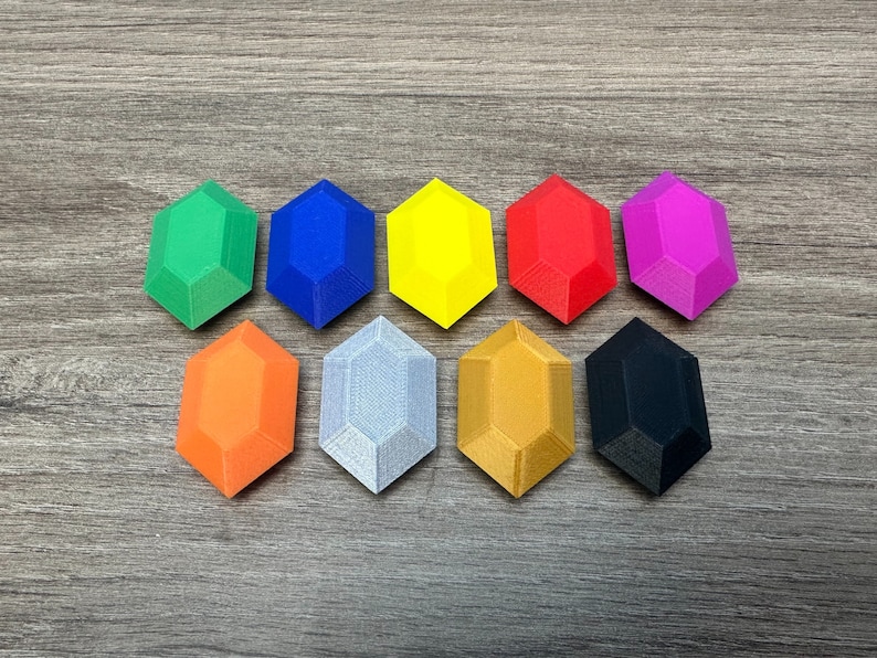 Replica Rupees - Zelda - (ALL COLORS) - 3D Printed Rupees - Etsy