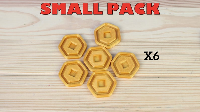 Replica Robux Coins From Roblox 3D Printed Golden Robux - Etsy