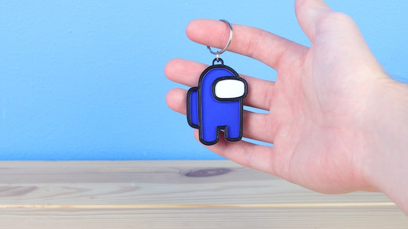 Among Us Keychains - 12+ Colors! 3 Styles! Crewmate/ghost/knife ...