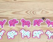 Frosted Animal Cookie Collection Magnet or Keychain Circus Cookies ...