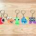 Rainbow Friends Roblox Keychains! Perler Bead Art - Red/orange/green ...