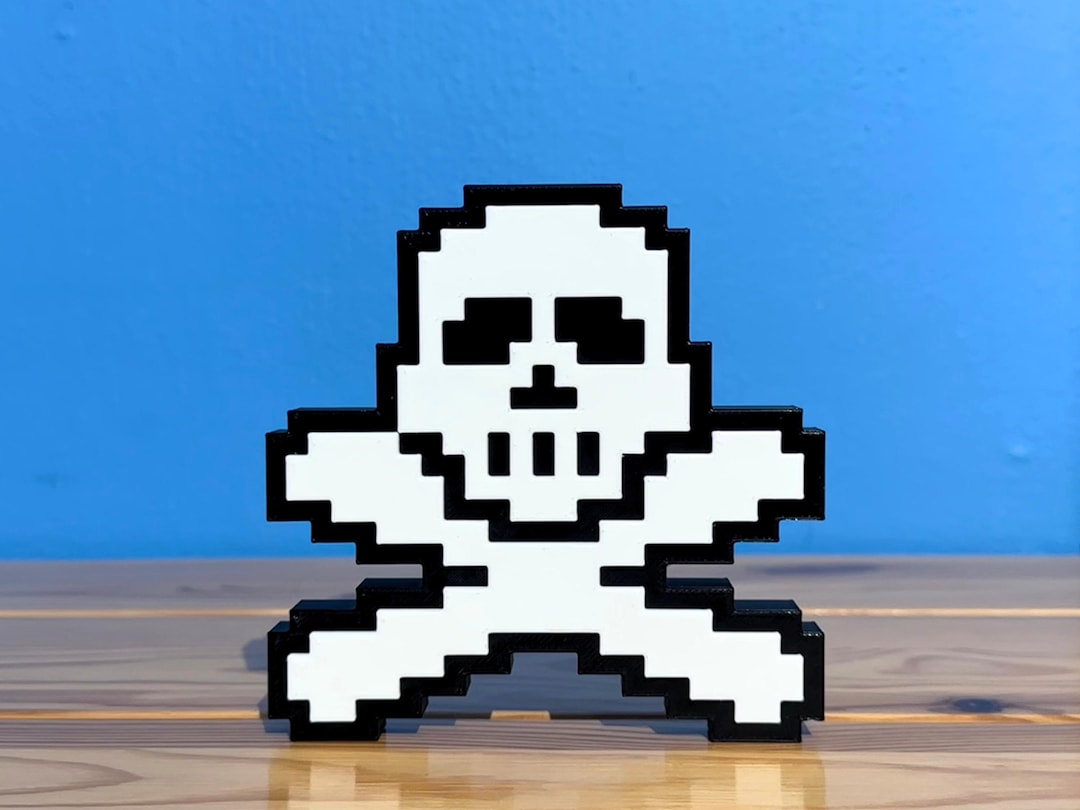 Runescape PK Skull Icon - Old School Runescape 3D Printed Display Piece ...