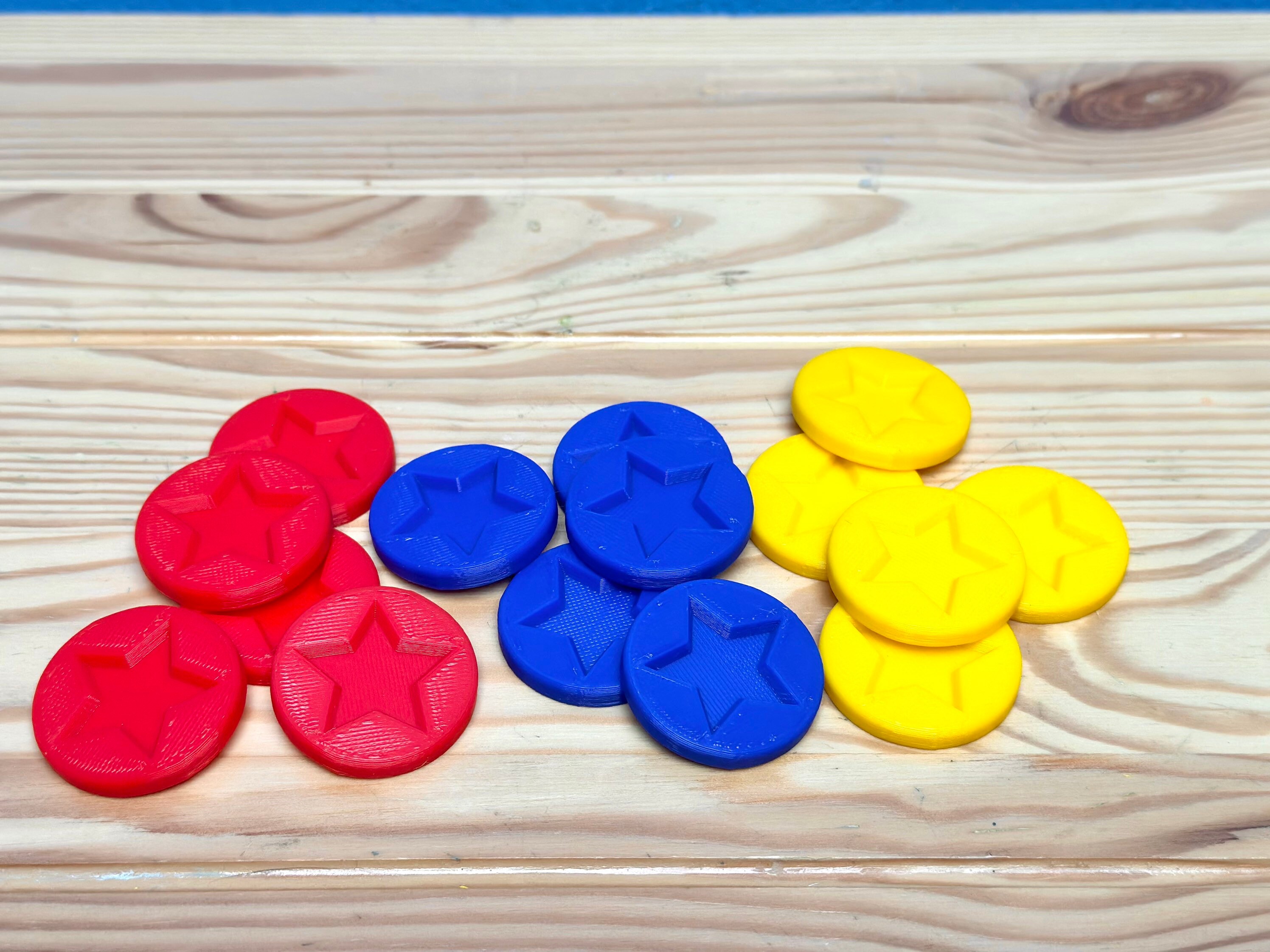 Replica Mario 64 Coins - Red/blue/yellow - 3D Printed Coins - Etsy