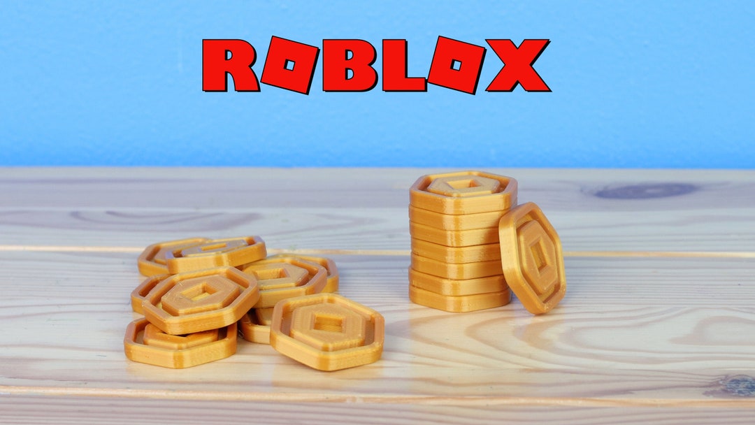 Replica Robux Coins From Roblox! 3D Printed Golden Robux - Etsy