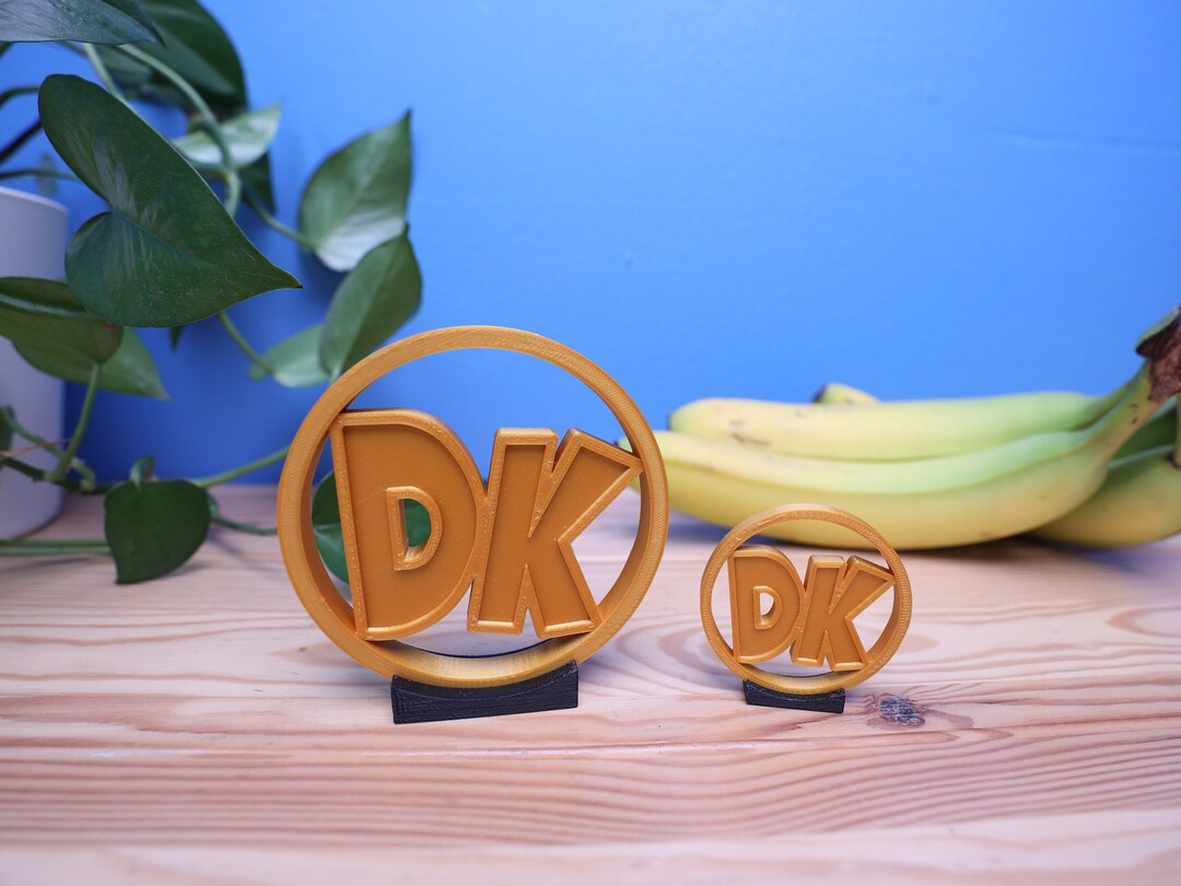 Donkey Kong Country 2 Golden DK Coin - 3D Printed Display Pieces - Etsy