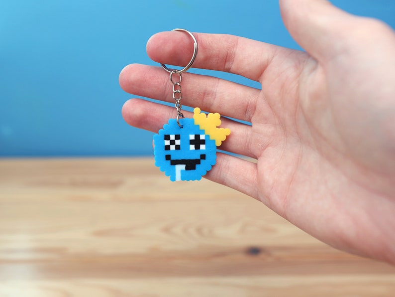 Rainbow Friends Roblox Keychains Perler Bead Art Etsy