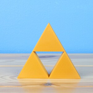 Legend of Zelda Golden Triforce Display Piece - 3D Printed - Etsy