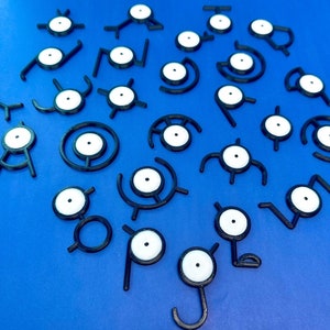 Pokemon Unown Magnet Set - Full Collection - 3D Printed Magnets - Etsy
