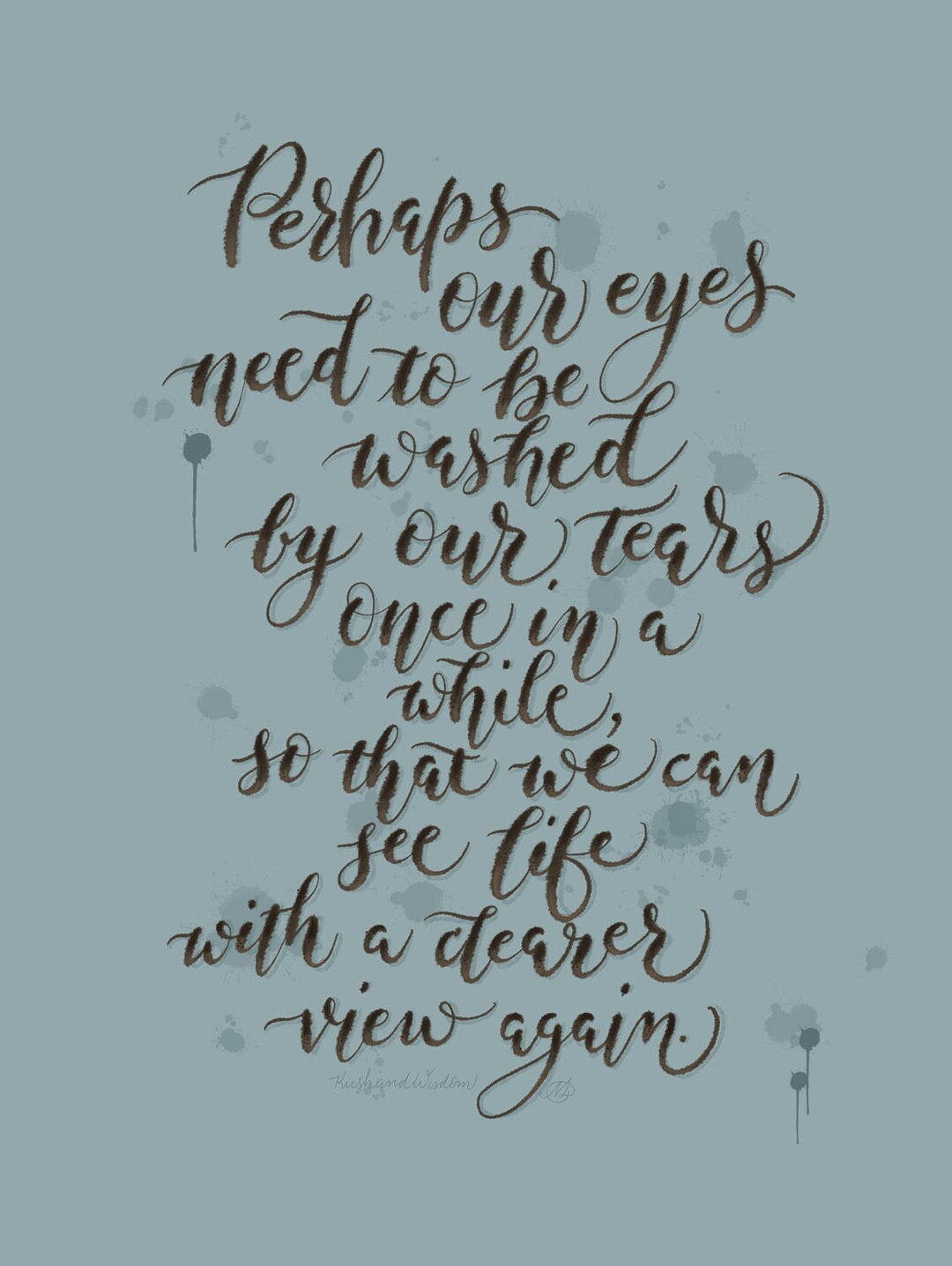 Eyes Washed by Tears - Printable Download - Etsy