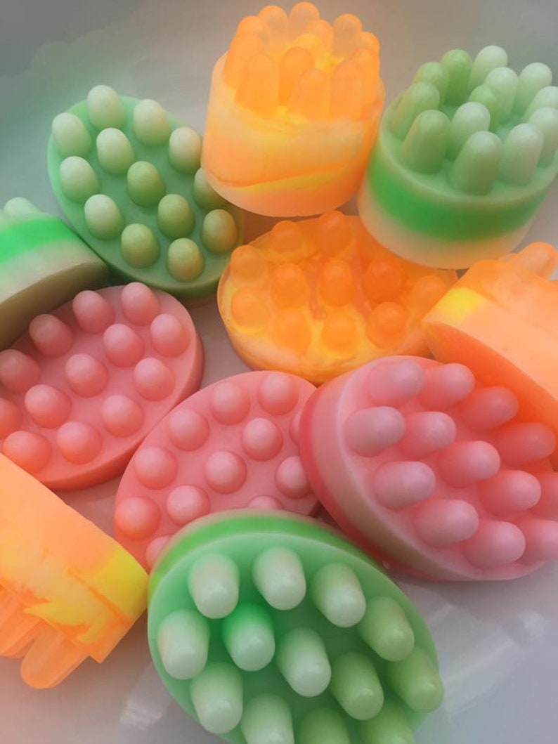 Massage Soap Bar Variety Of Fragrances Gentle Cleansing Etsy