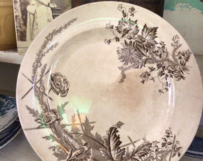 Antique Farmhouse Dinner Plate - Etsy