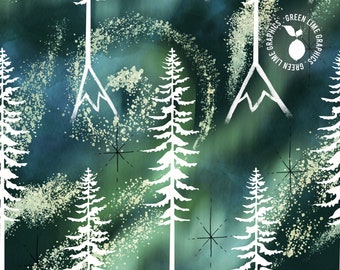 Northern Lights Seamless Pattern - Etsy