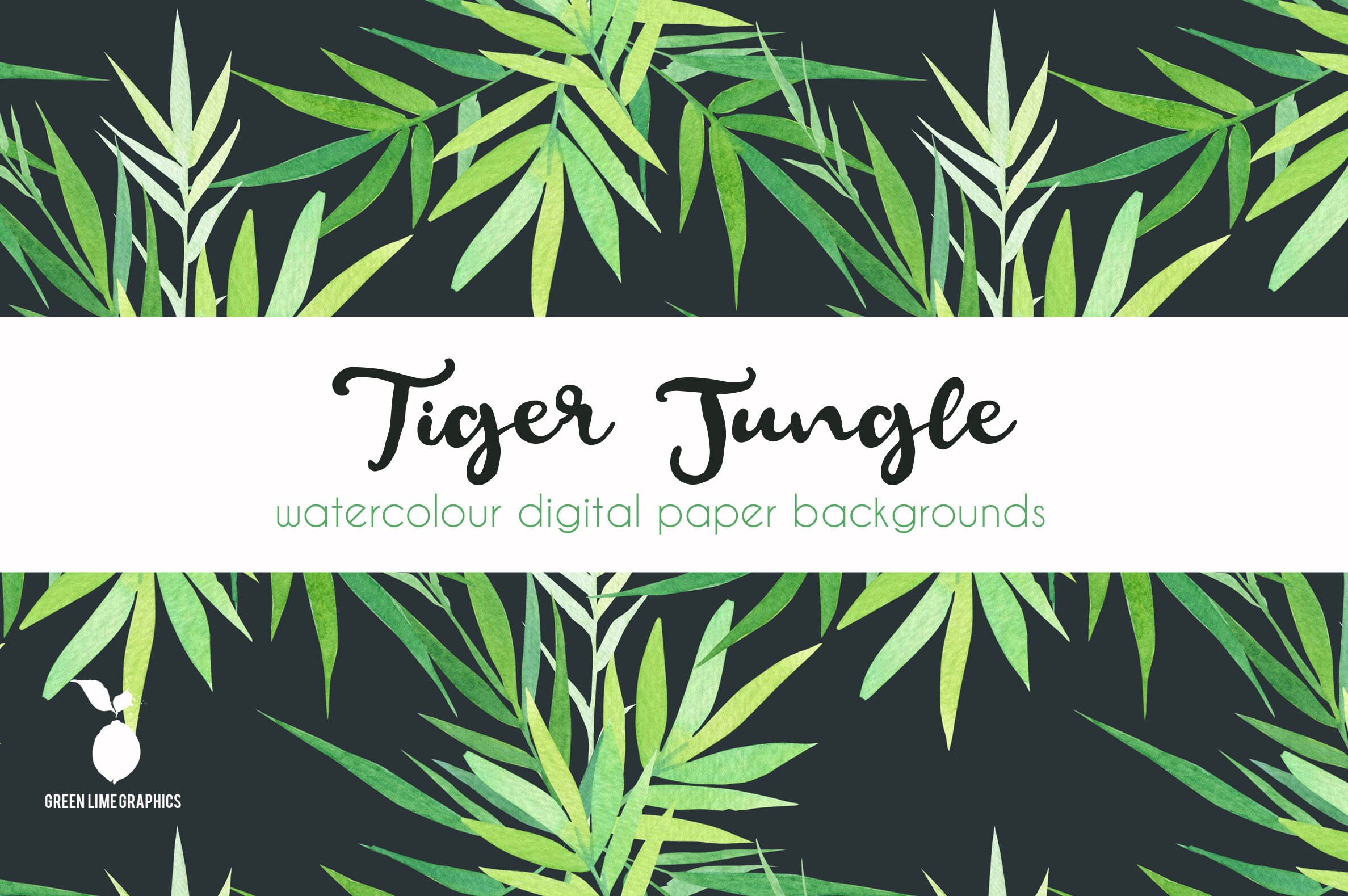 Tigers Digital Paper Jungle Digital Paper Tiger Pattern Big | Etsy