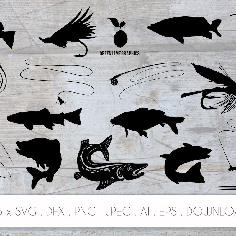 Fly Fishing Svg - Etsy
