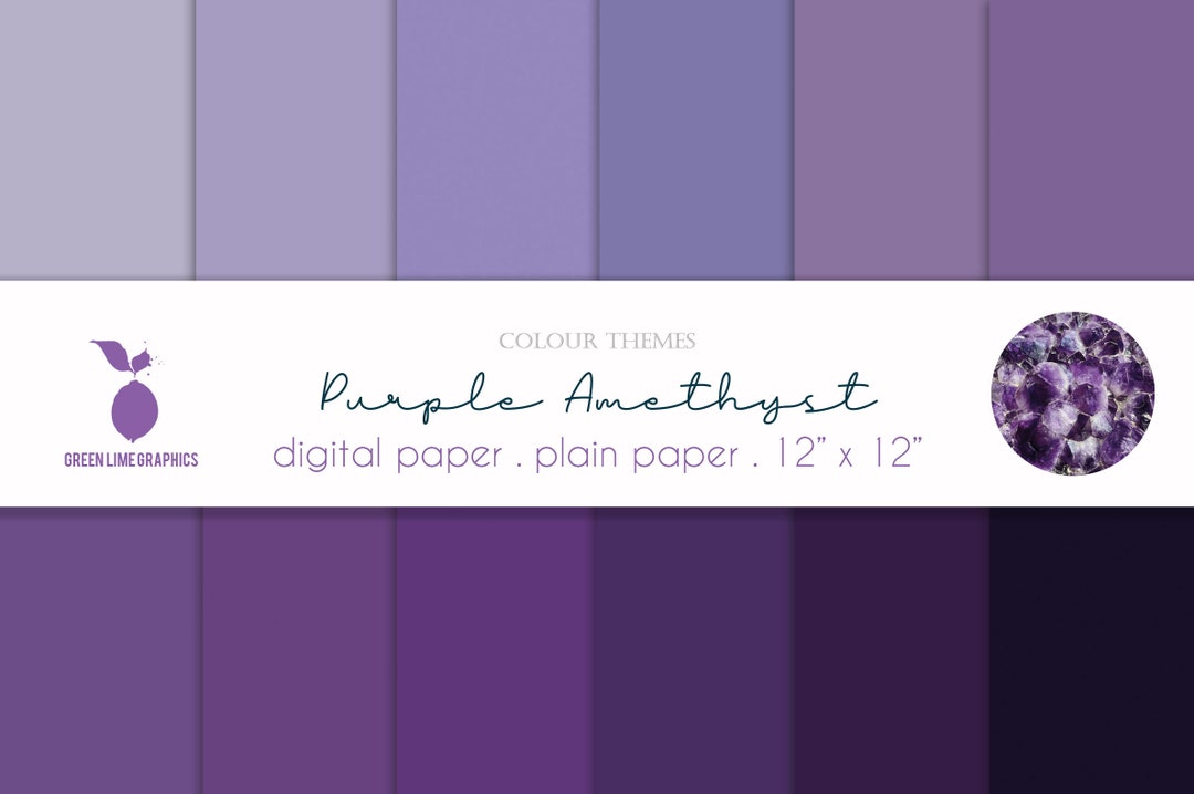 Purple Digital Paper, Purple Solid Colour Paper, Plain Purple Digital ...