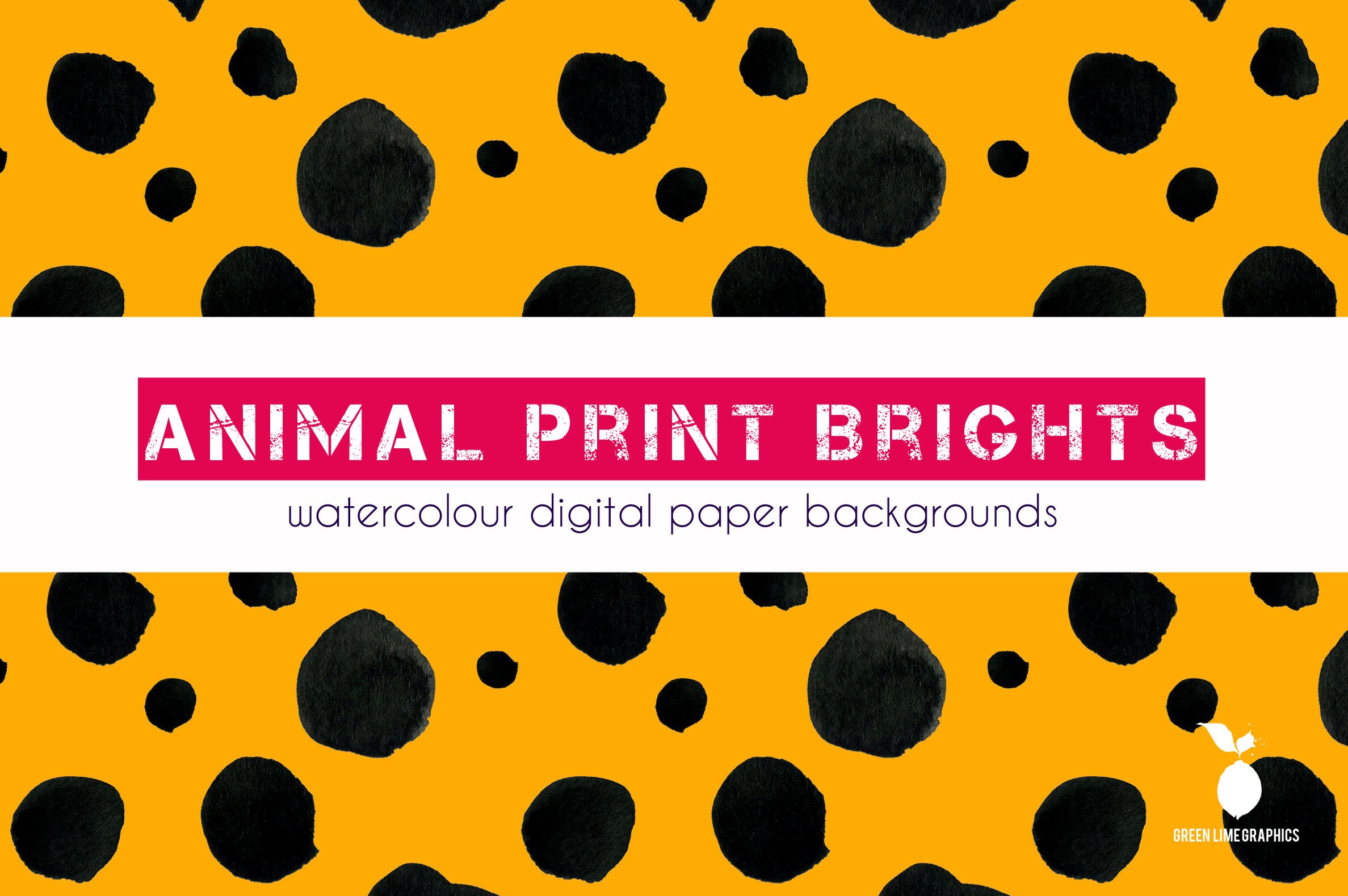 Rainbow Animal Print Digital Paper Watercolor Animal Print | Etsy UK