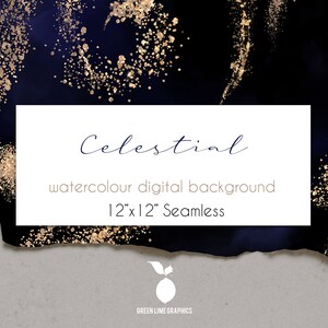 Celestial Background, Galaxy Digital Paper, 12" X 12" Seamless, Cosmic ...
