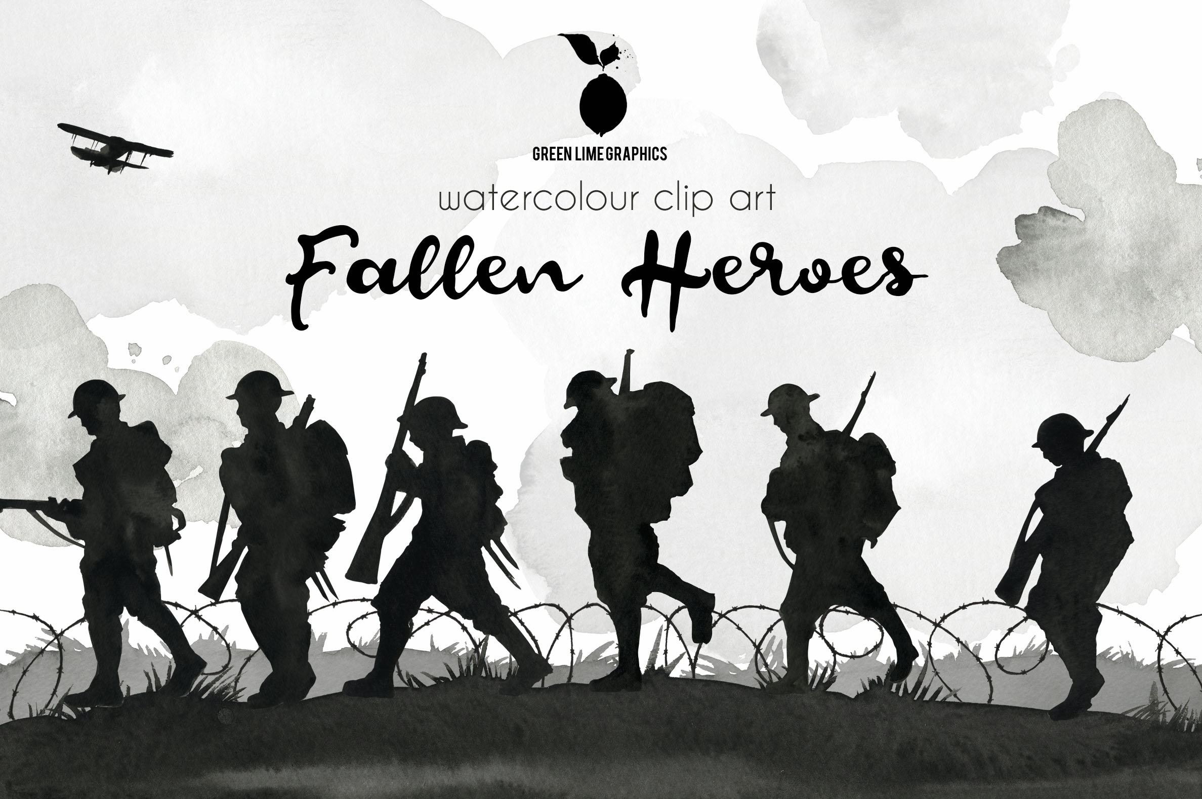 Fallen Soldier Memorial Silhouette