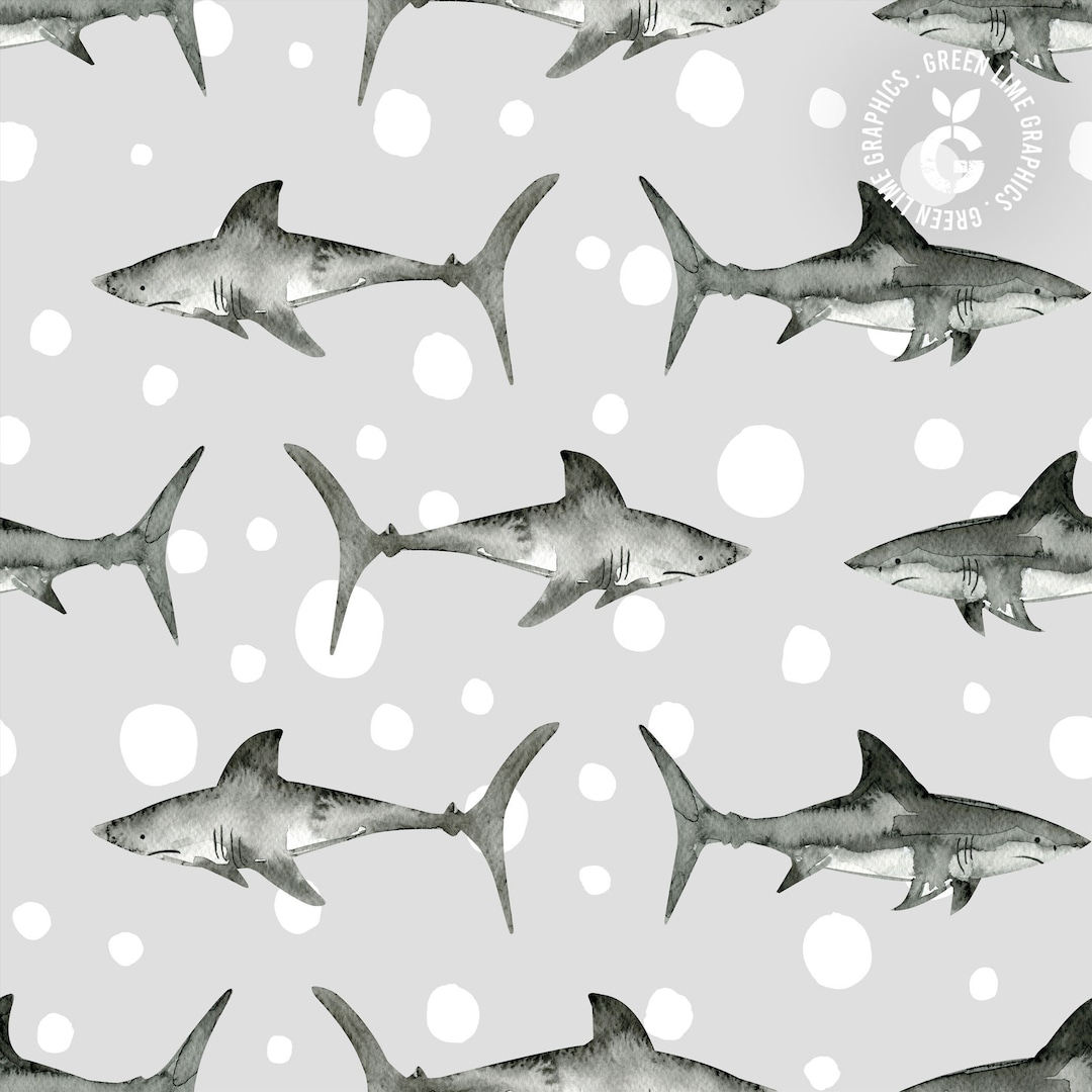 Shark Surface Pattern, Shark Sublimation, Shark Repeating Pattern, Deep ...