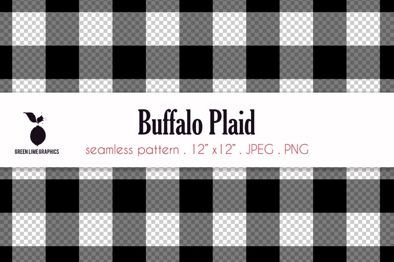 Buffalo Plaid Seamless File, Red and Black Gingham Pattern, Lumberjack ...