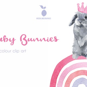 Spring Bunnies Clipart, Rabbit Nursery Clipart, Cute Bunnies Clipart ...
