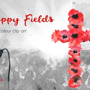 Poppies Clipart, Remembrance Day, Armistice Day, Veterans Day Clipart ...