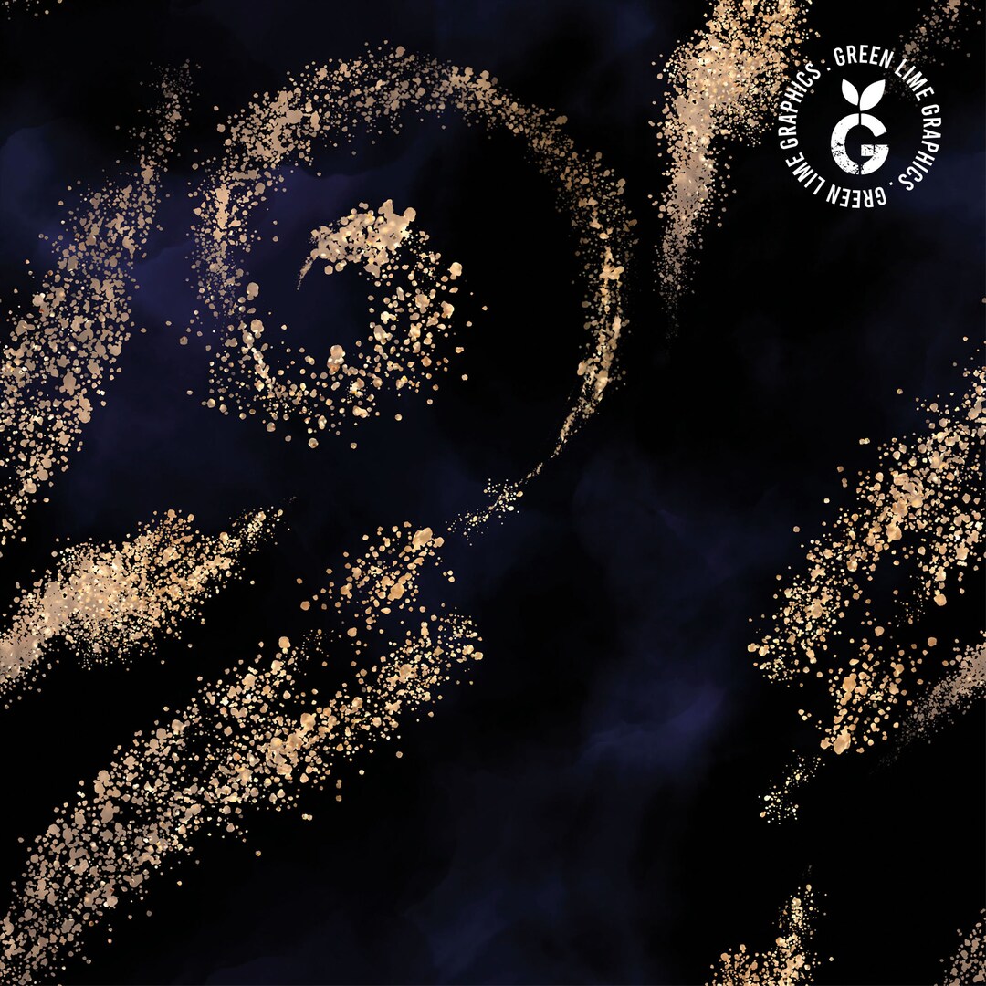 Celestial Background, Galaxy Digital Paper, 12" X 12" Seamless, Cosmic ...