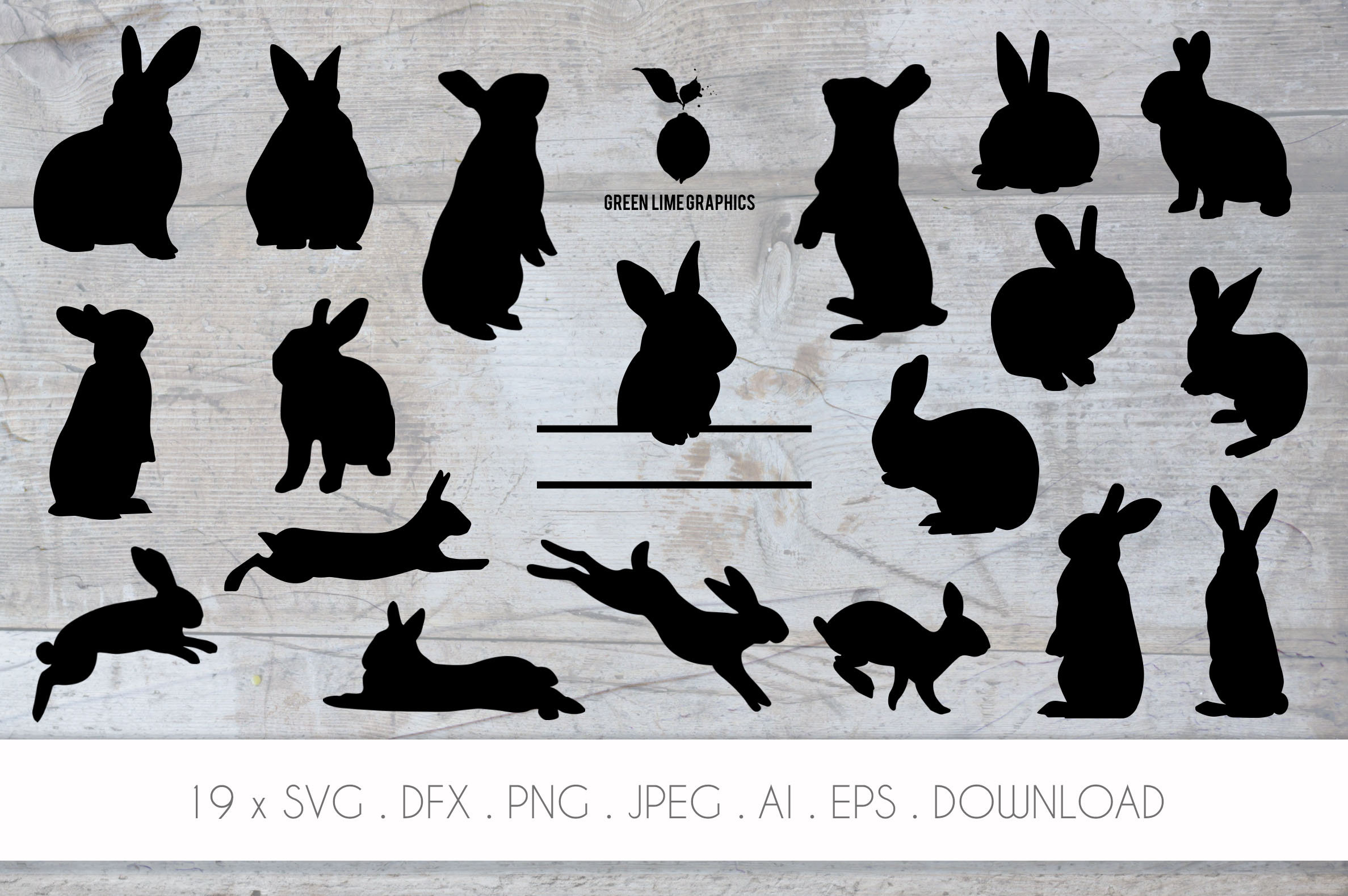 Rabbit SVG Cutting Files Rabbit DXF Bundle Rabbit - Etsy