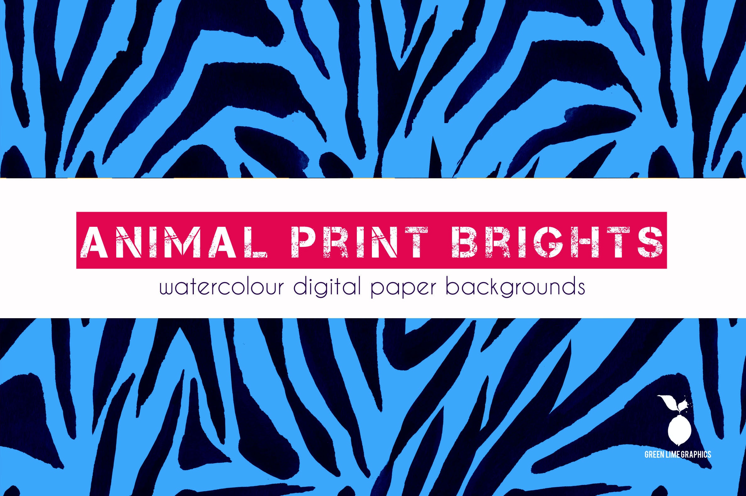 Rainbow Animal Print Digital Paper Watercolor Animal Print | Etsy UK