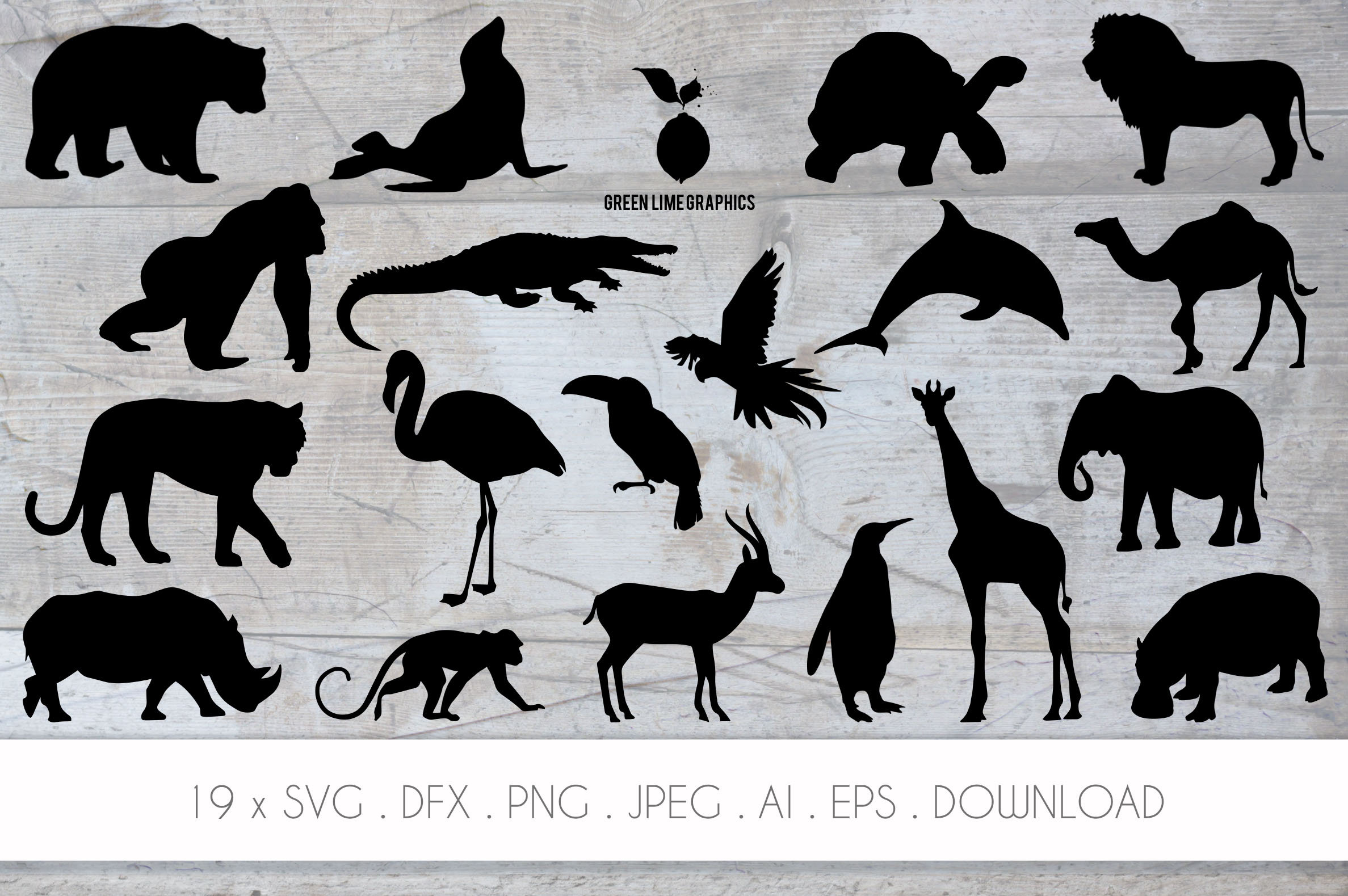 Zoo SVG Bundle Zoo Silhouette Tiere SVG Bundle Zoo Tiere | Etsy