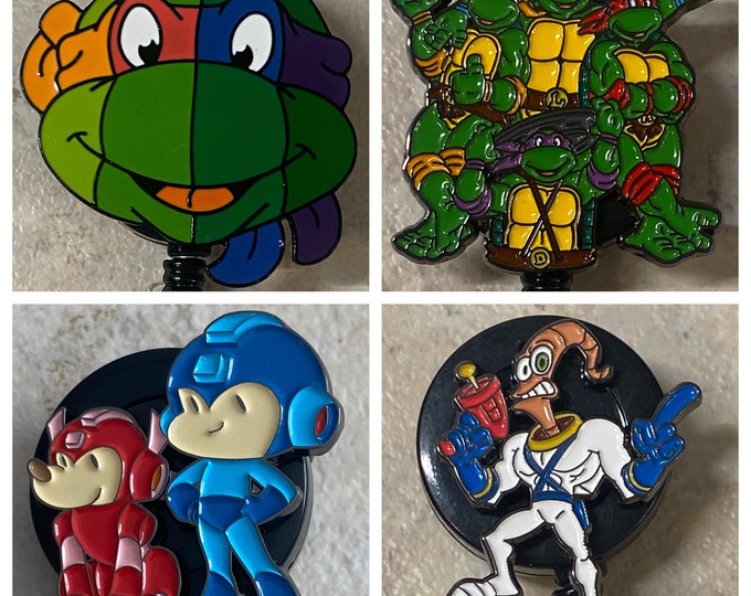 Teenage Mutant Ninja Turtles Retractable Badge Reel - Etsy