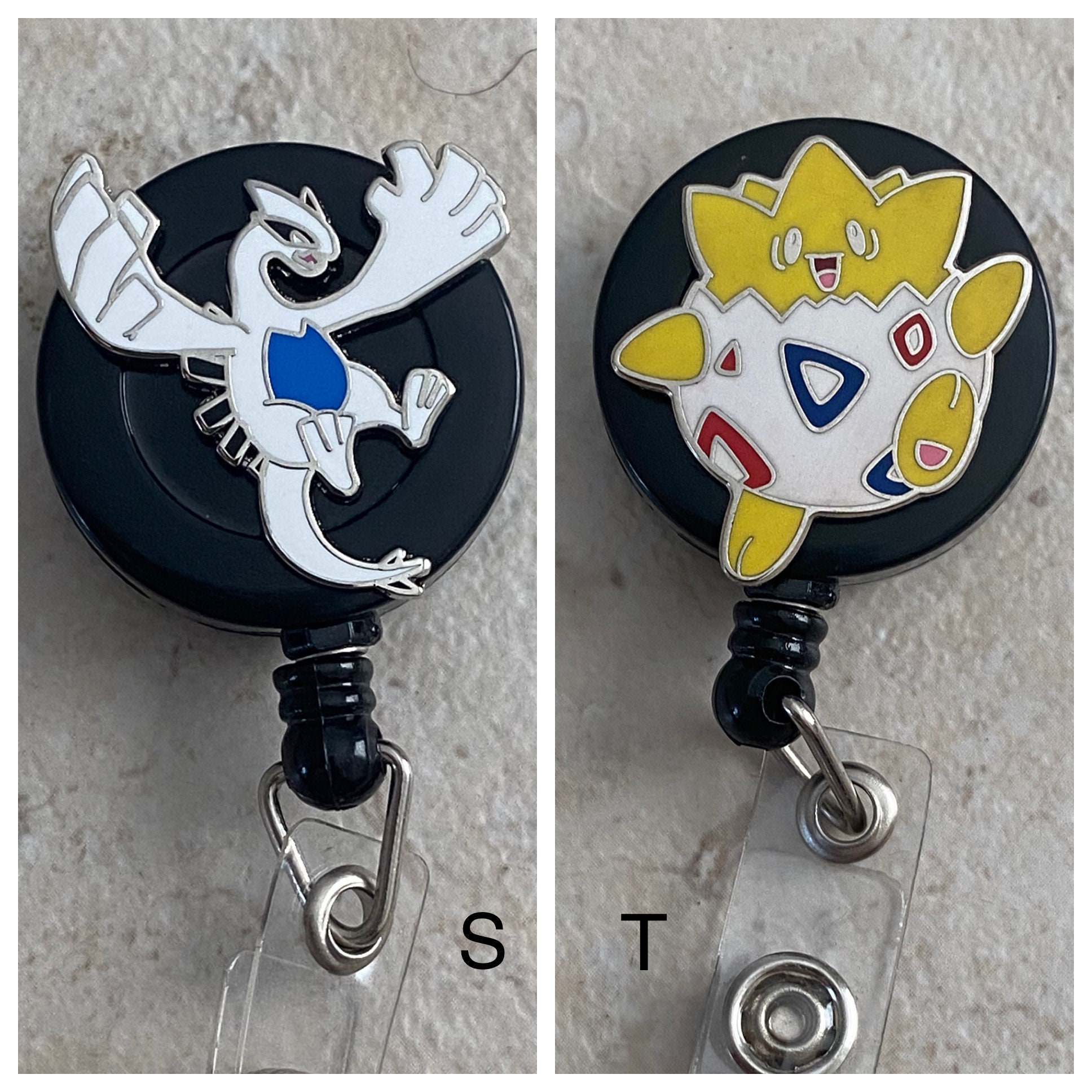 Pokemon Badge Reel Pikachu Charmander Charizard Bulbasour - Etsy