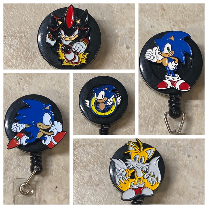 Sonic Nurse Badge Reel - Etsy
