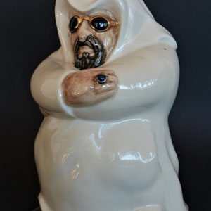 Big Fat and Funny Sheikh Saudi Arab Ceramic Statue Signed Gift Al Jaber ...