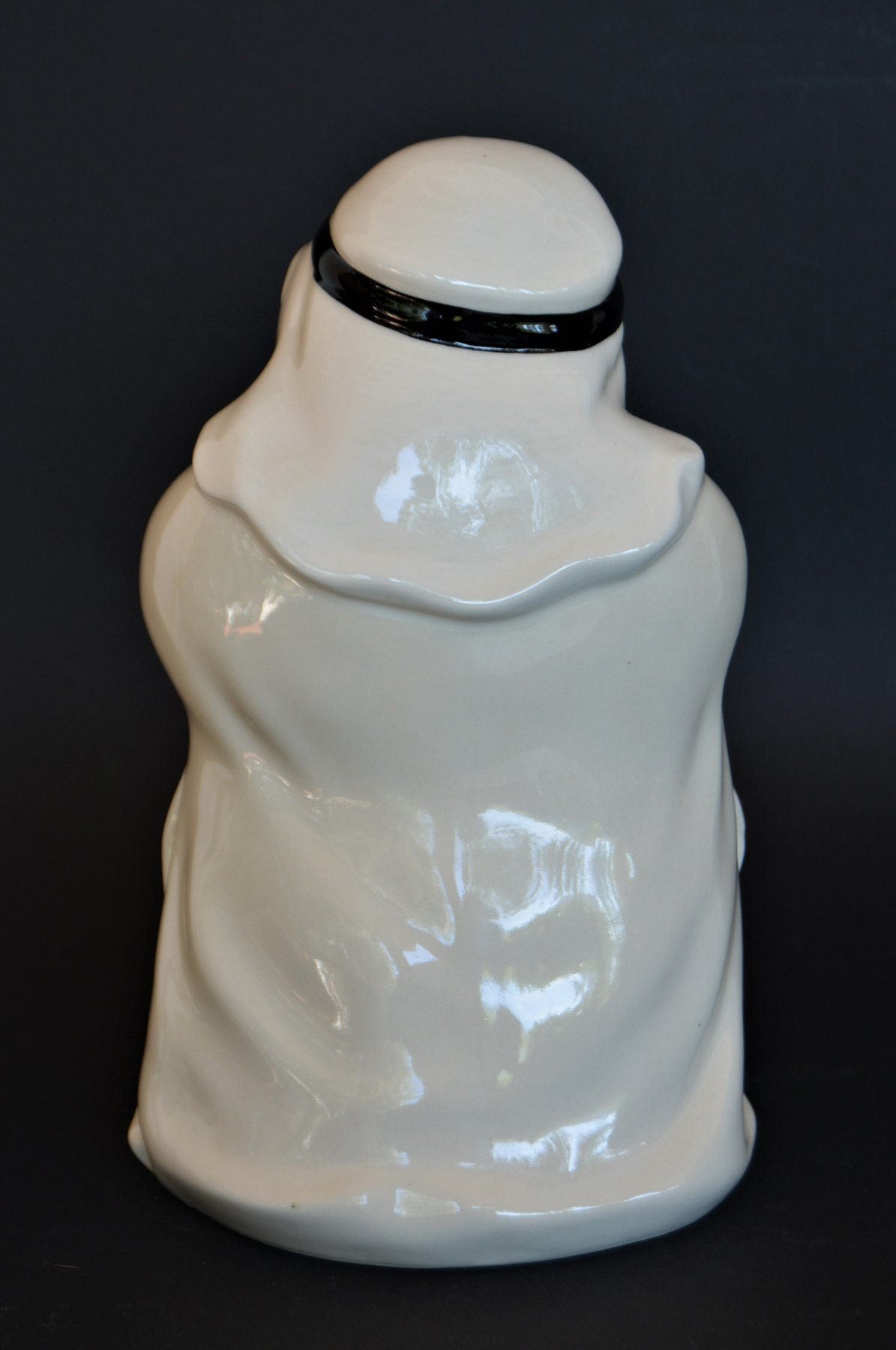 Big Fat and Funny Sheikh Saudi Arab Ceramic Statue Signed Gift Al Jaber ...